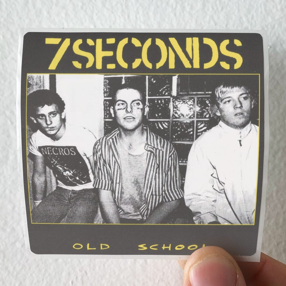 7 Seconds Old School Album Cover Sticker