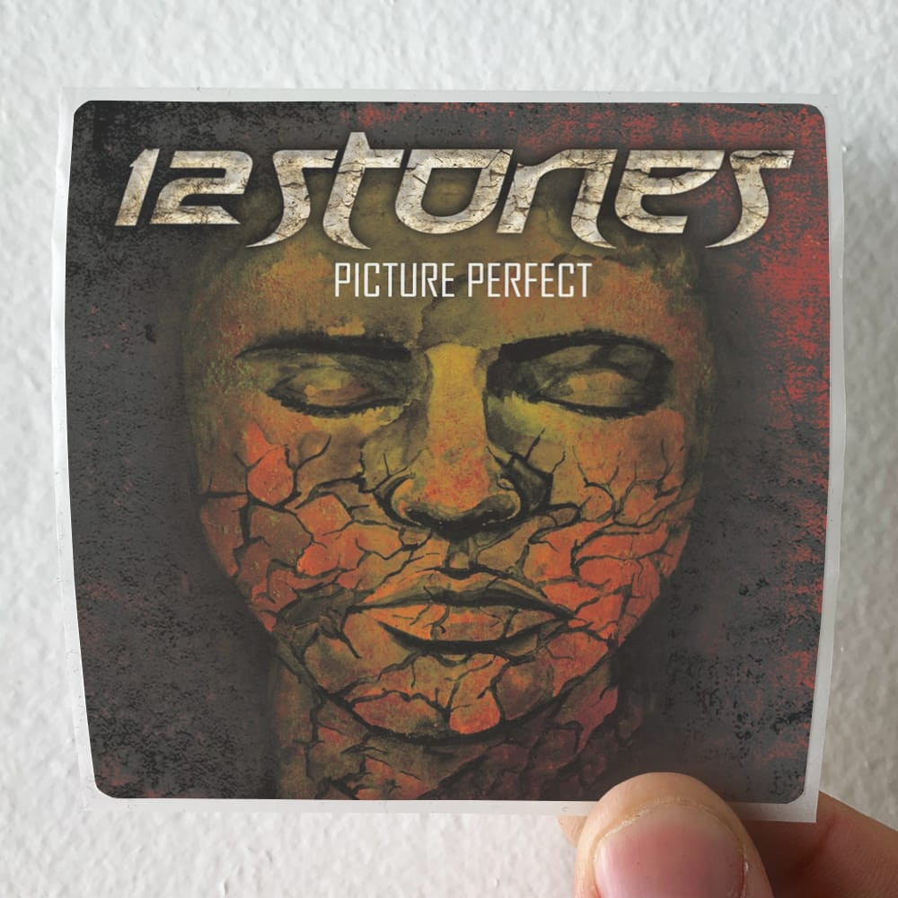 12 Stones Picture Perfect Album Cover Sticker