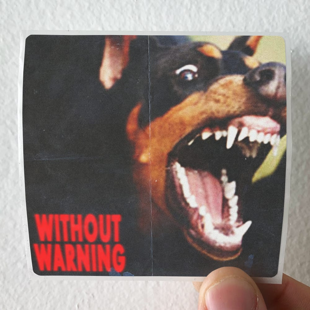 21 Savage Without Warning Album Cover Sticker
