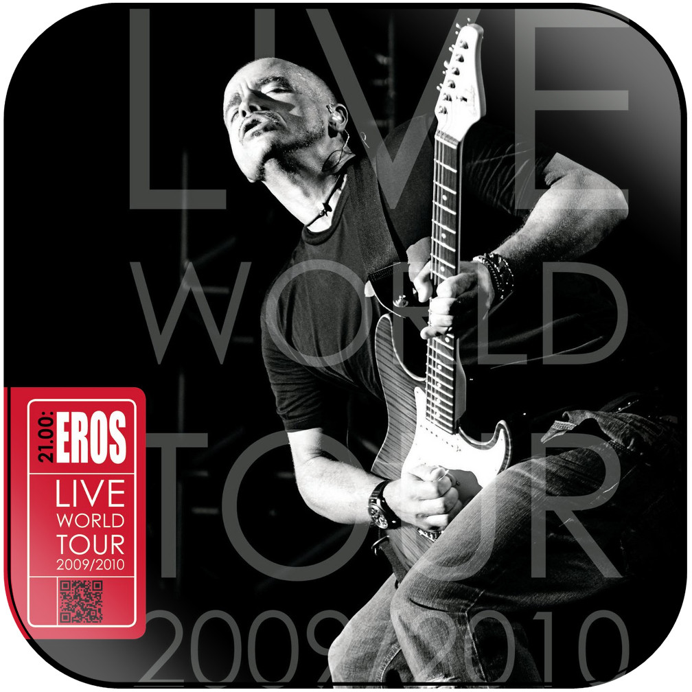 Eros Ramazzotti 2100 eros live world tour 20092010 Album Cover Sticker ...
