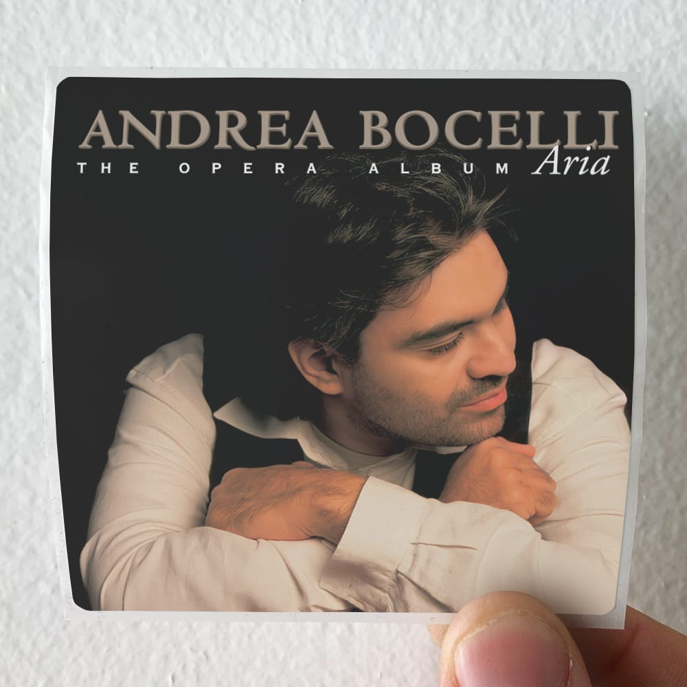 Andrea Bocelli Aria The Opera Album Album Cover Sticker