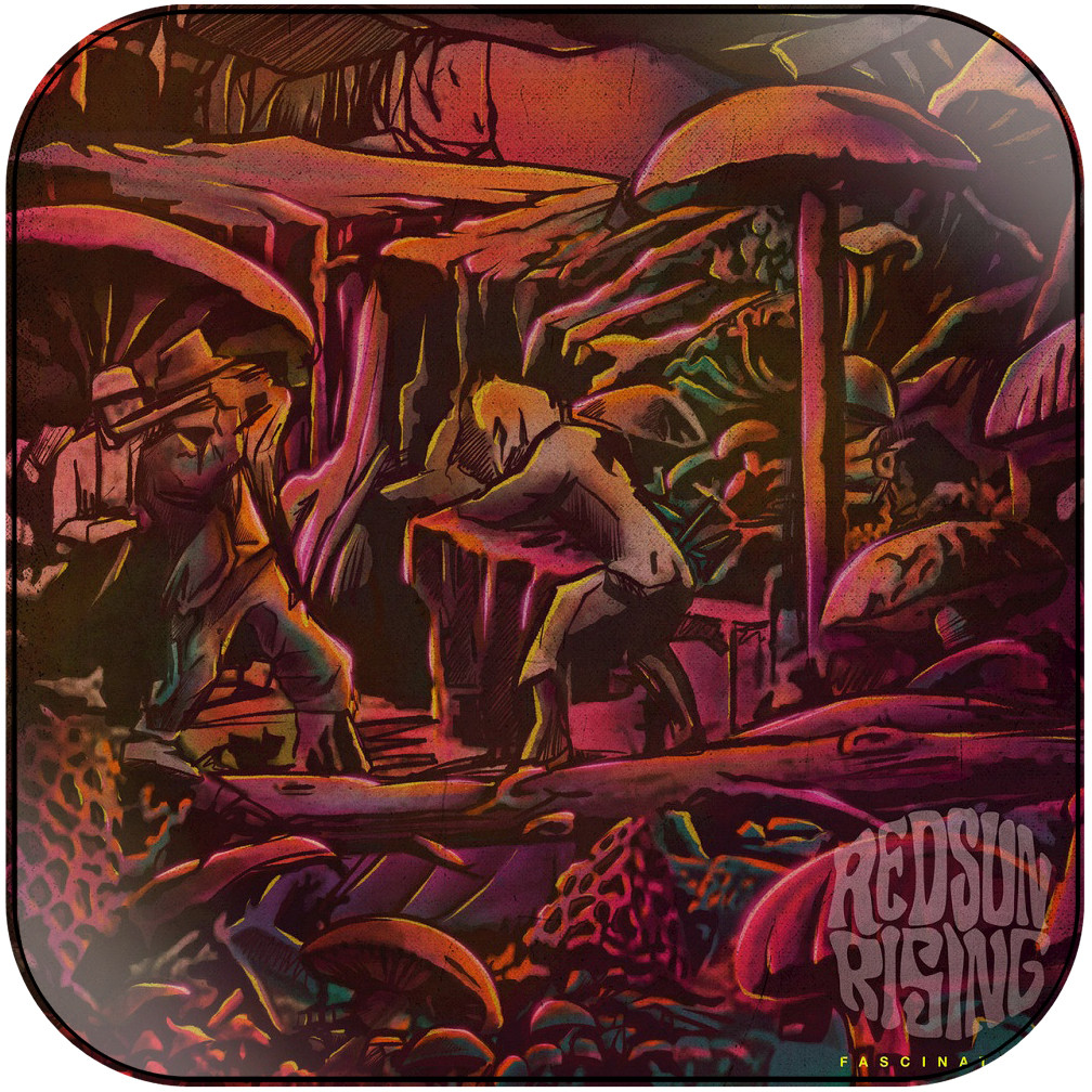 Red Sun Rising fascination Album Cover Sticker Album Cover Sticker