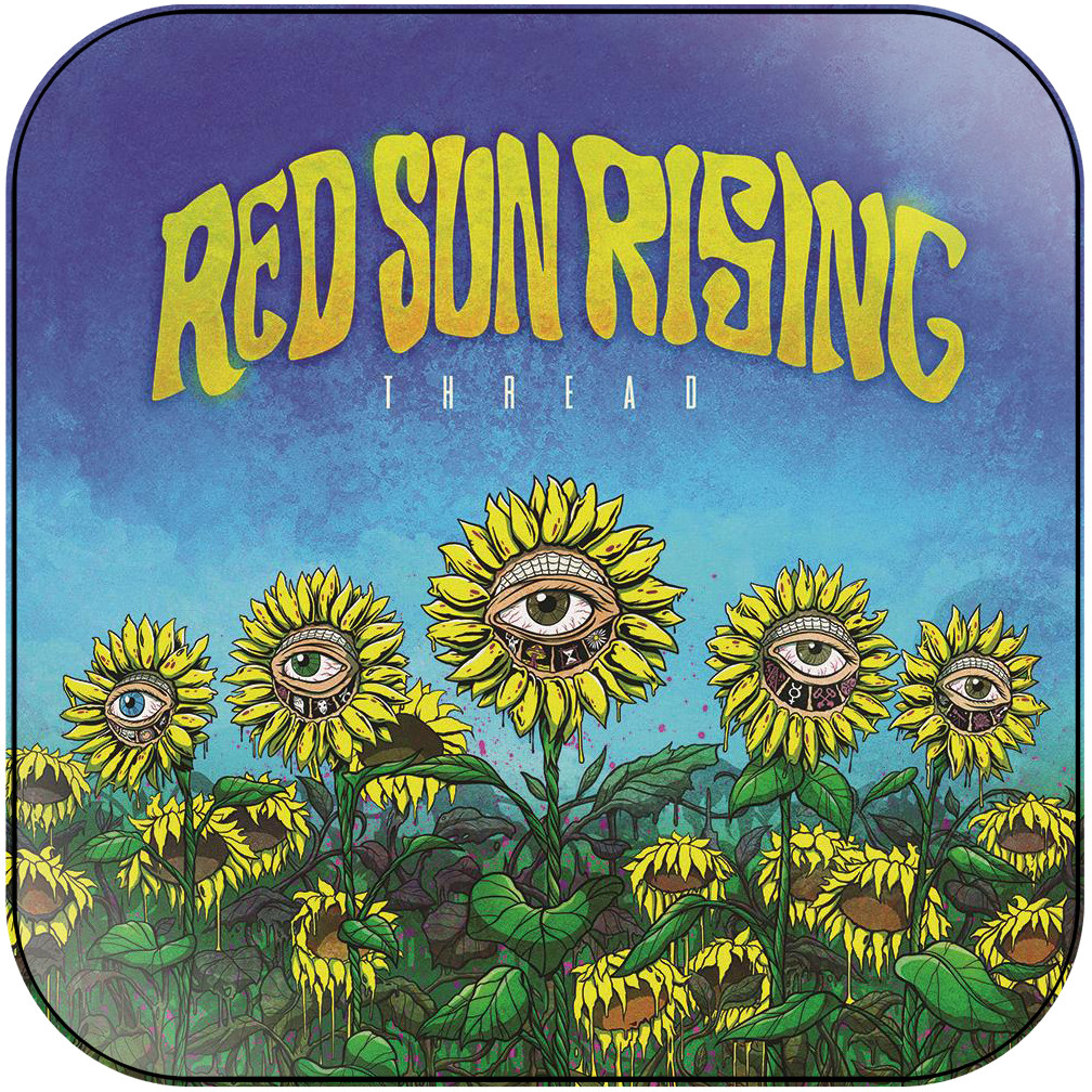 Red Sun Rising thread Album Cover Sticker Album Cover Sticker
