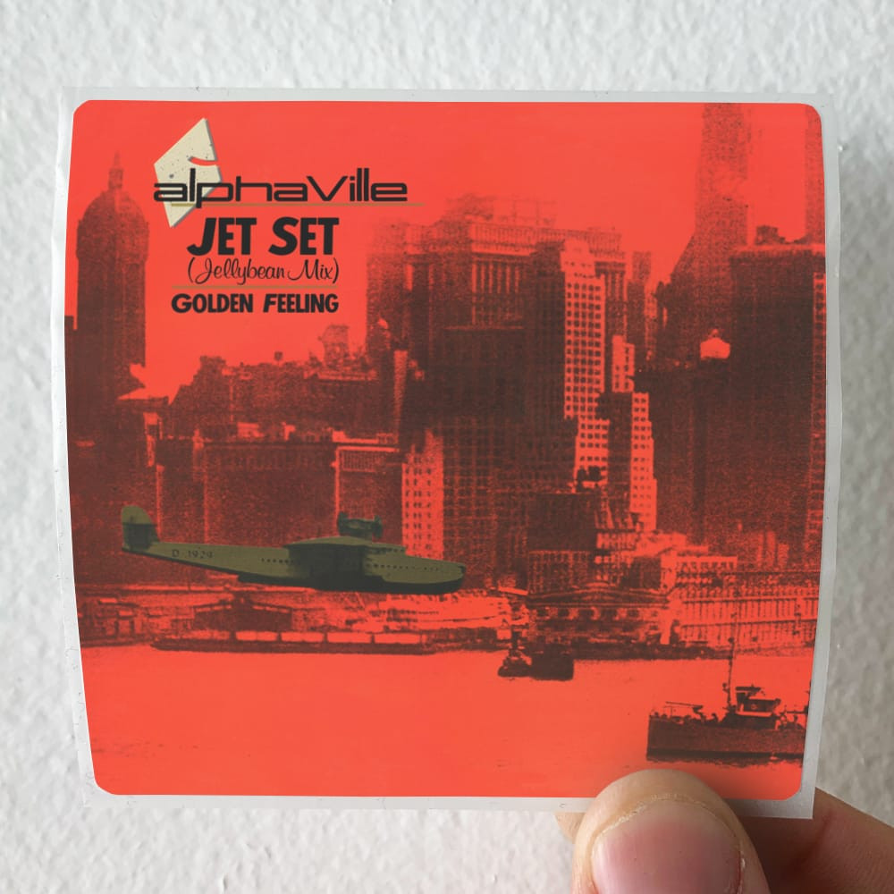 Alphaville Jet Set Album Cover Sticker