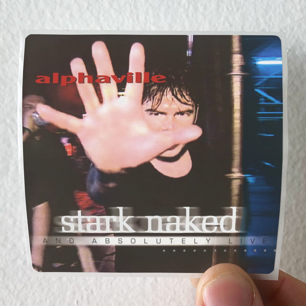 Alphaville Stark Naked And Absolutely Live Album Cover Sticker