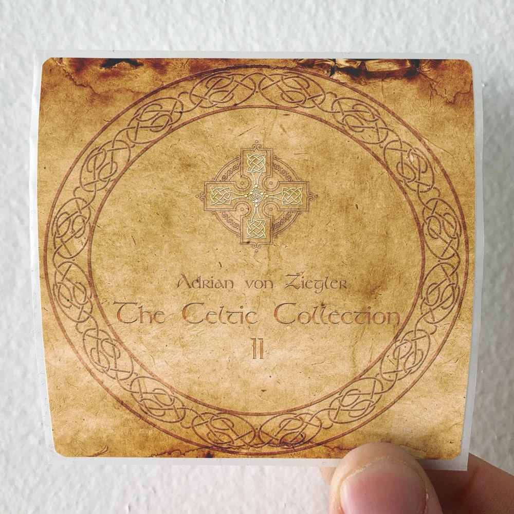 Adrian von Ziegler The Celtic Collection Ii Album Cover Sticker