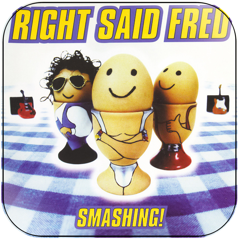 Right Said Fred smashing Album Cover Sticker Album Cover Sticker