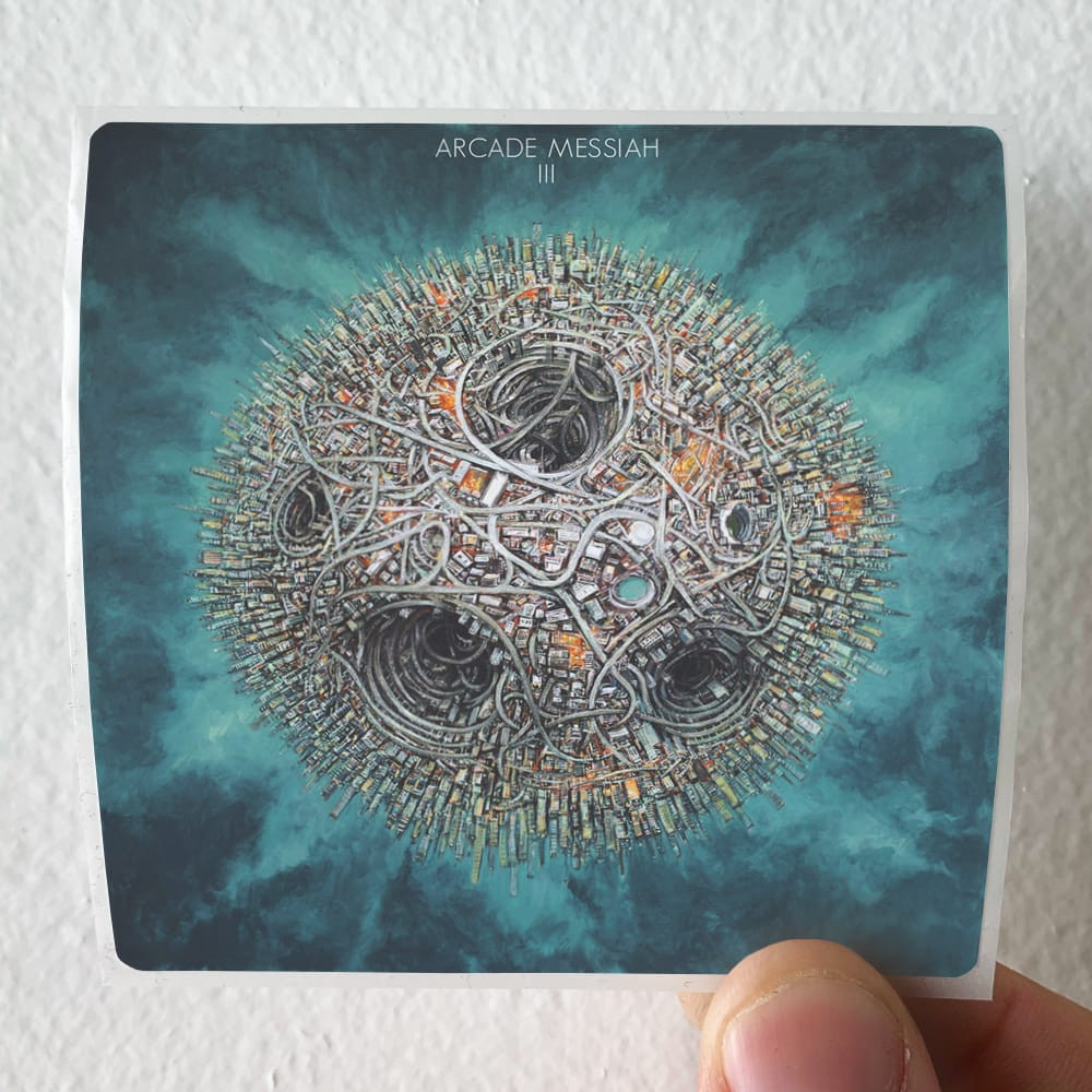 Arcade Messiah Iii Album Cover Sticker