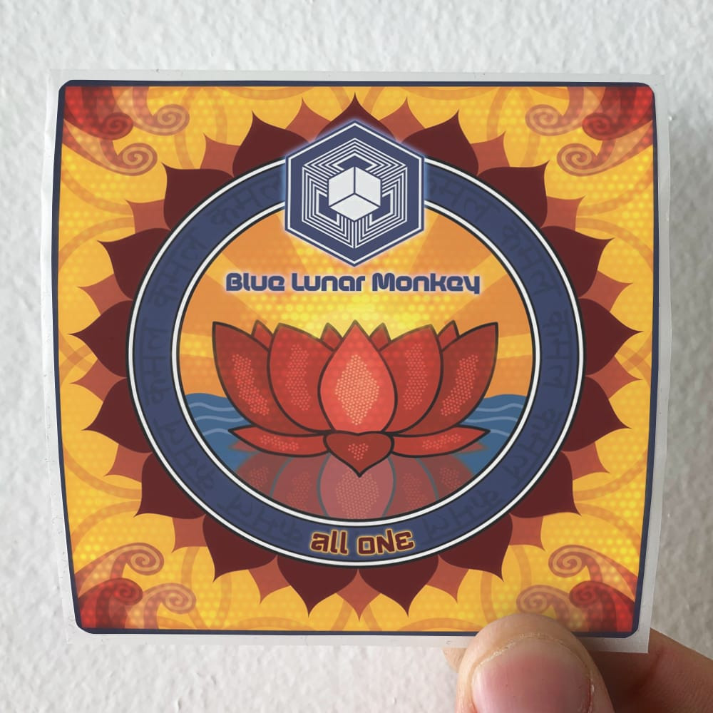Blue Lunar Monkey All One Album Cover Sticker