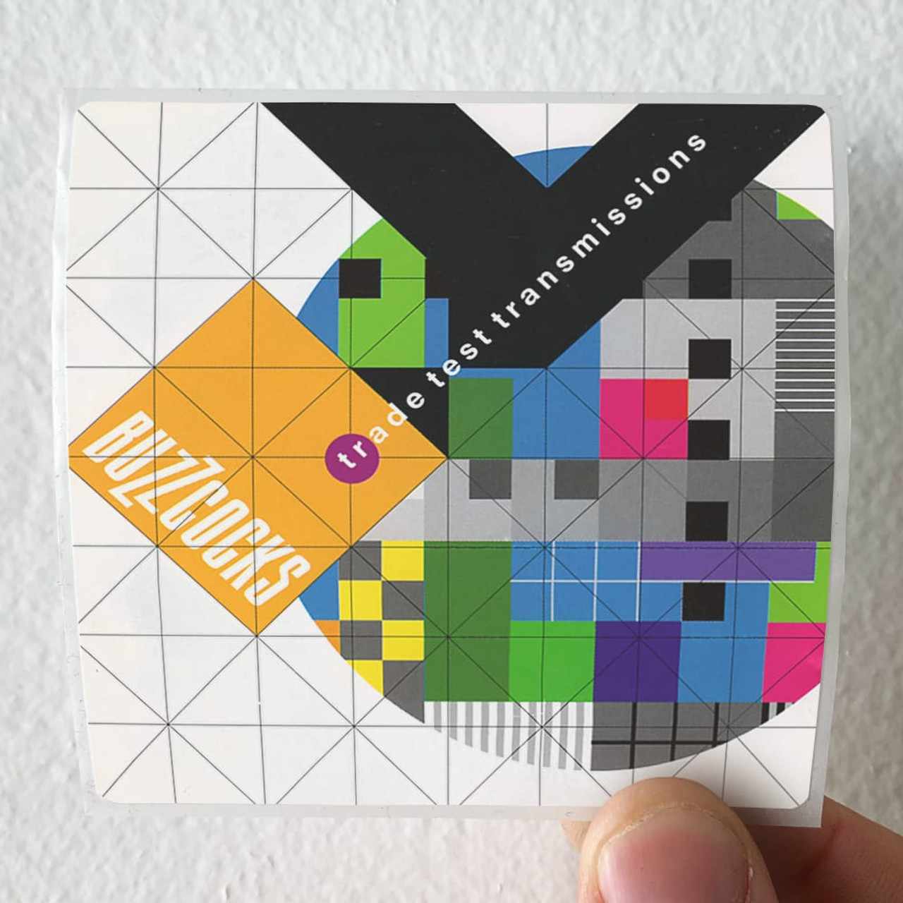 Buzzcocks Trade Test Transmissions Album Cover Sticker
