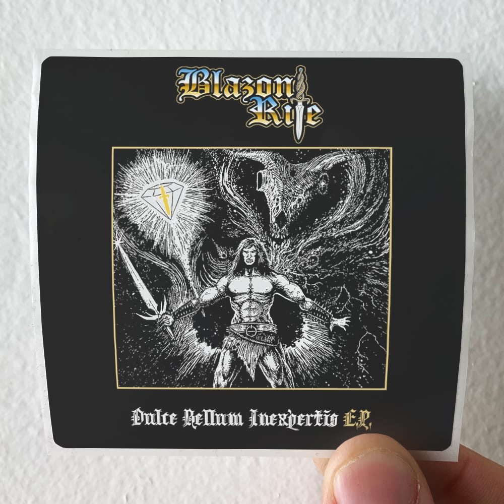 Blazon Rite Dulce Bellum Inexpertis Ep Album Cover Sticker