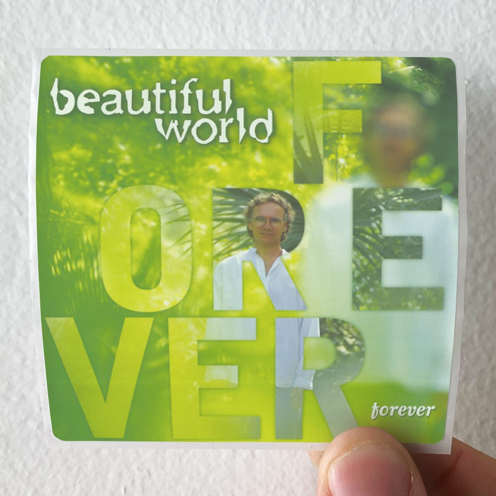 Beautiful World Forever Album Cover Sticker