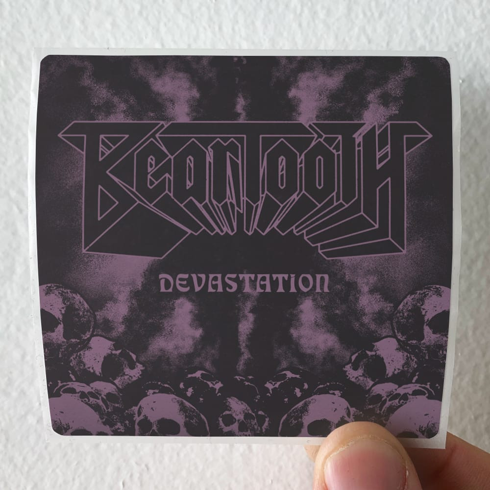 Beartooth Devastation Album Cover Sticker