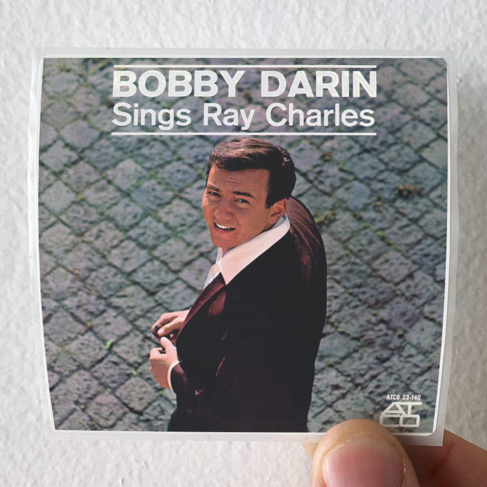 Bobby Darin Bobby Darin Sing Ray Charles Album Cover Sticker