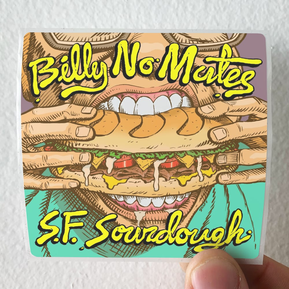 Billy No Mates Sf Sourdough Album Cover Sticker