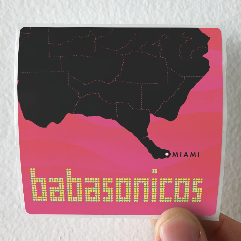 Babasonicos Miami Album Cover Sticker