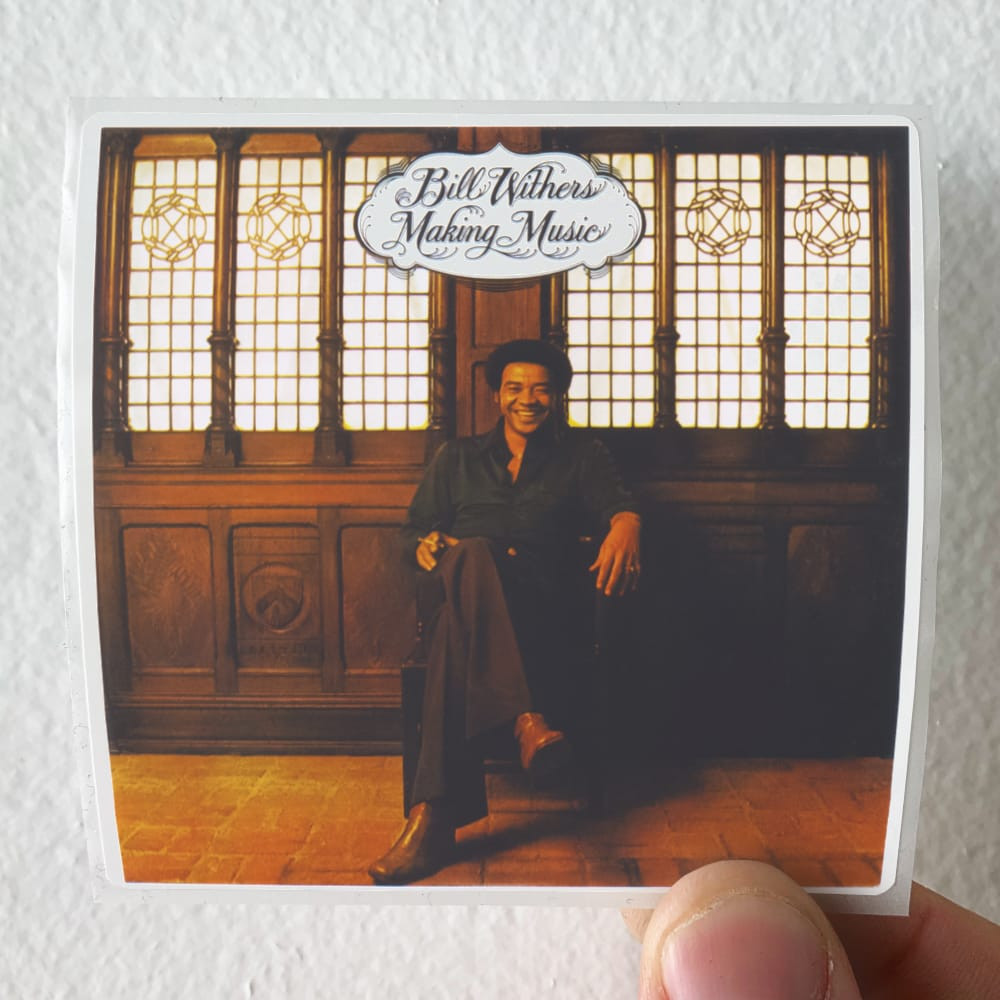 Bill Withers Making Music Album Cover Sticker