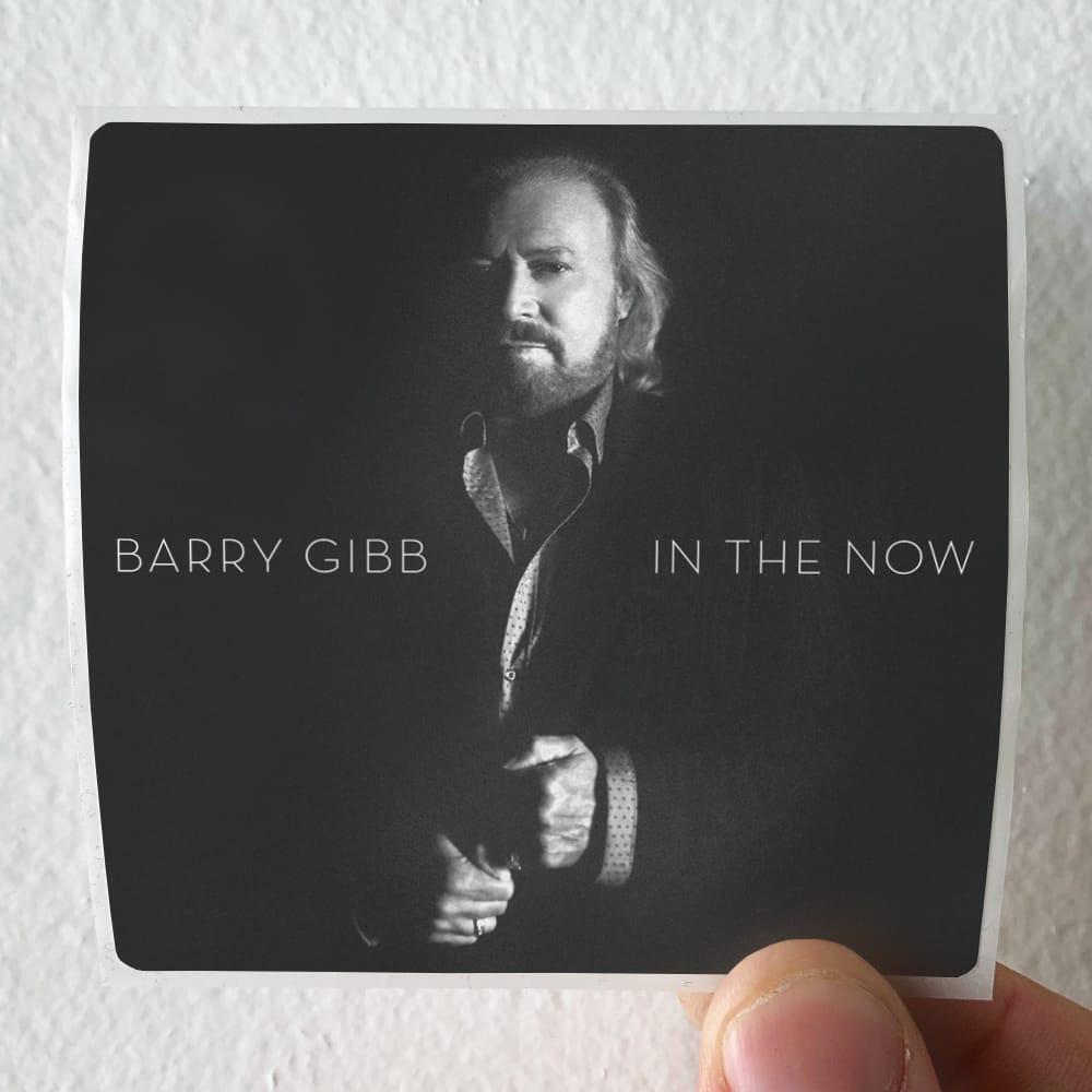 Barry Gibb In The Now Album Cover Sticker