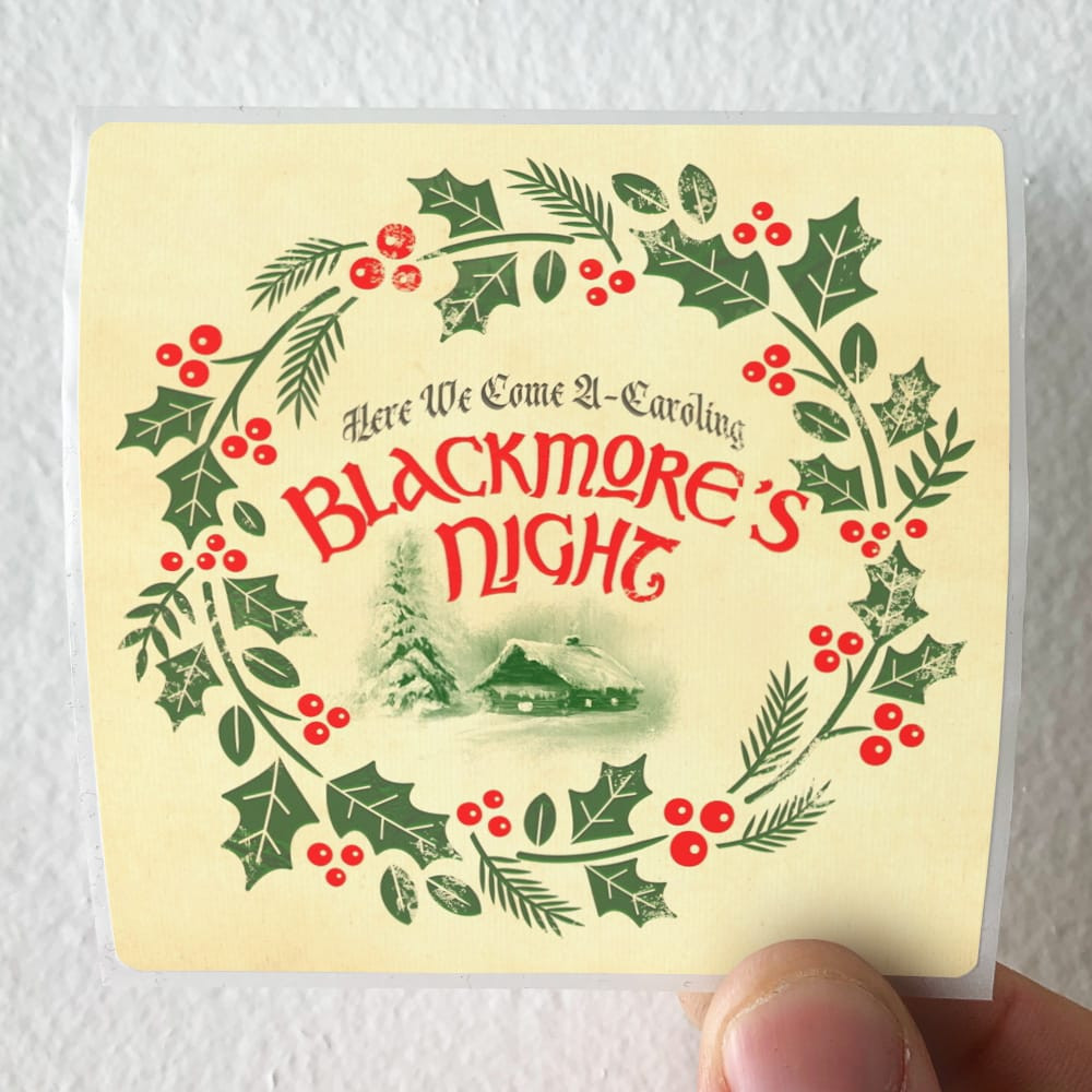 Blackmores Night Here We Come A Caroling Album Cover Sticker