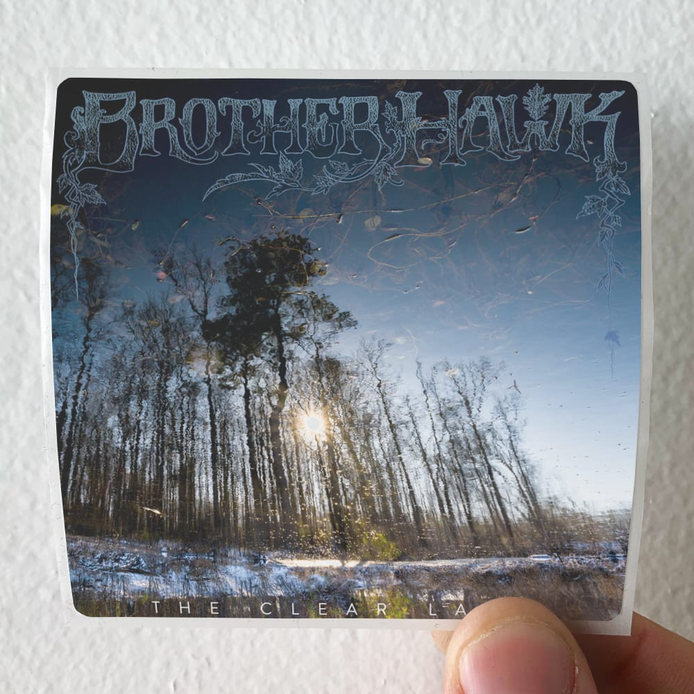 Brother Hawk The Clear Lake Album Cover Sticker