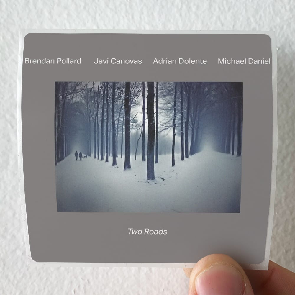 Brendan Pollard Two Roads Album Cover Sticker
