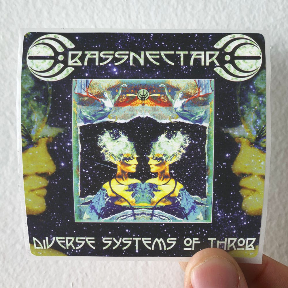 Bassnectar Diverse Systems Of Throb Album Cover Sticker