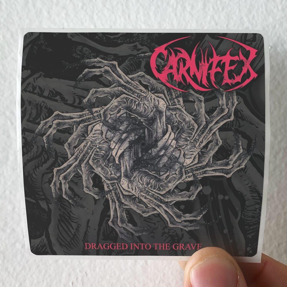 Carnifex Dragged Into The Grave Album Cover Sticker
