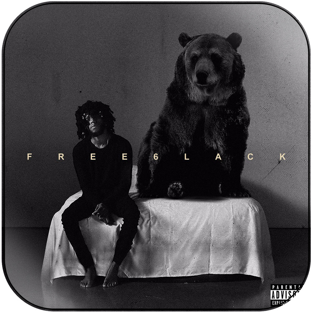 6lack Free 6lack Album Cover Sticker