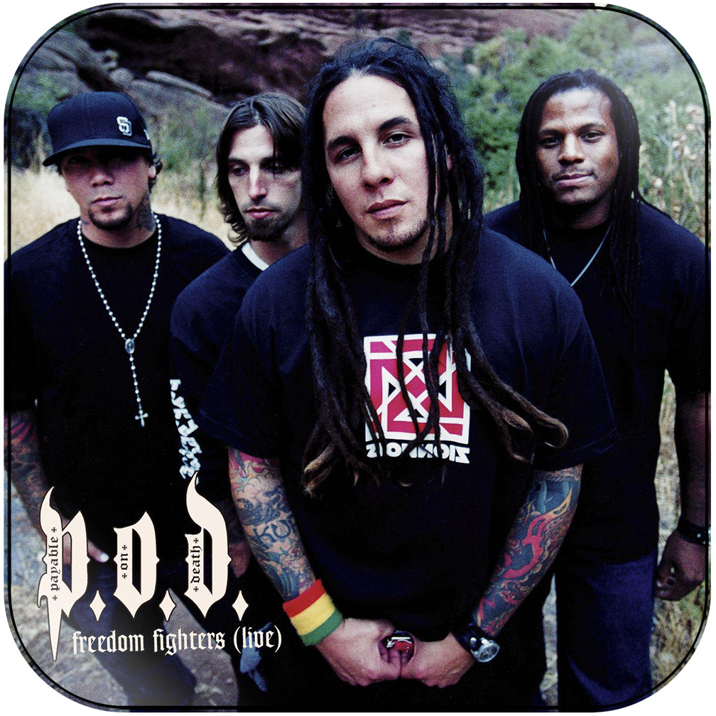 POD Freedom Fighters Album Cover Sticker Album Cover Sticker