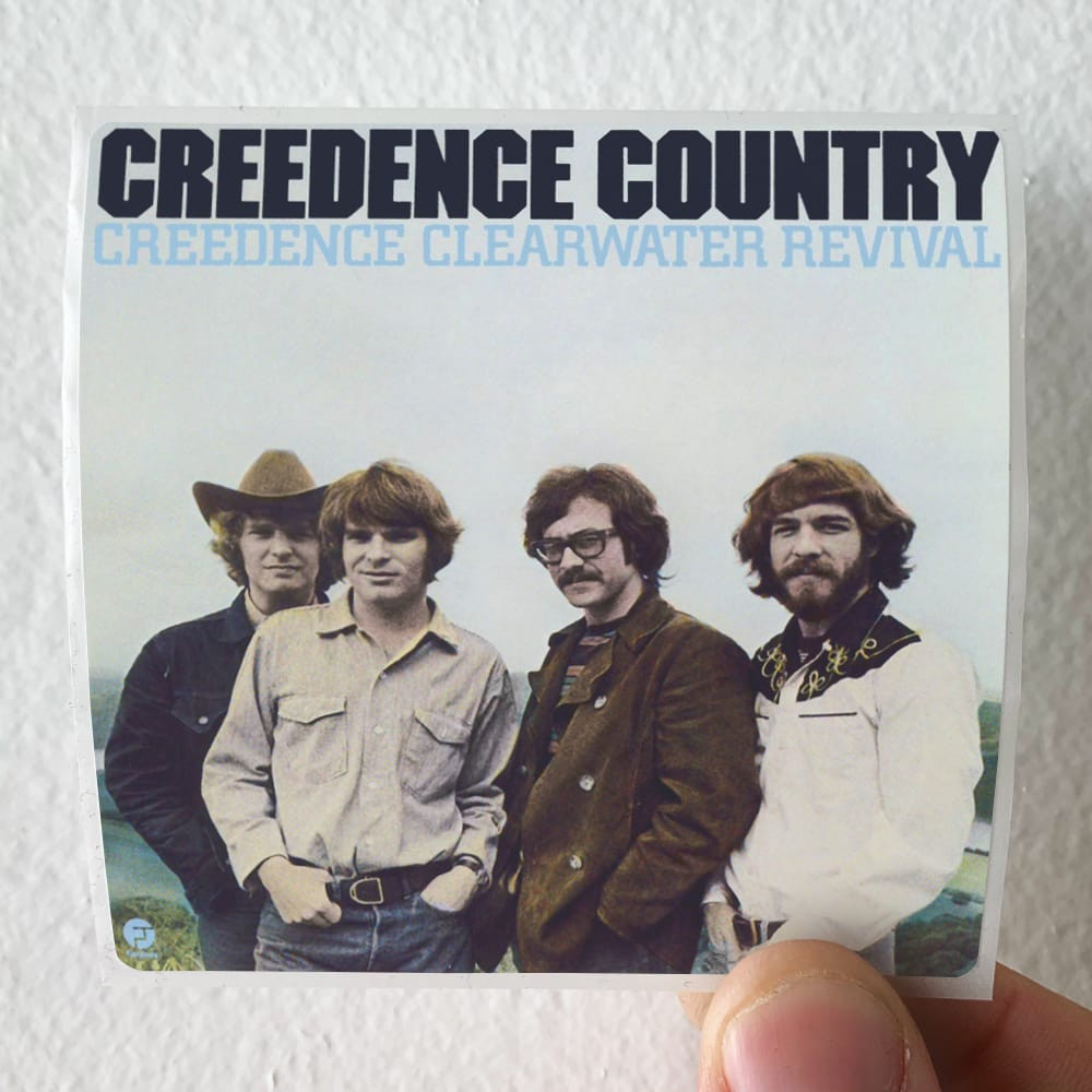 Creedence Clearwater Revival Creedence Country Album Cover Sticker