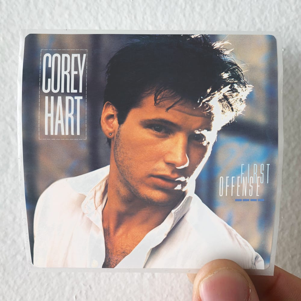 Corey Hart First Offense Album Cover Sticker