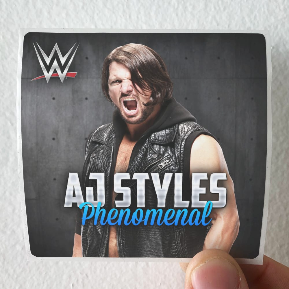 CFOS Phenomenal Aj Styles Album Cover Sticker