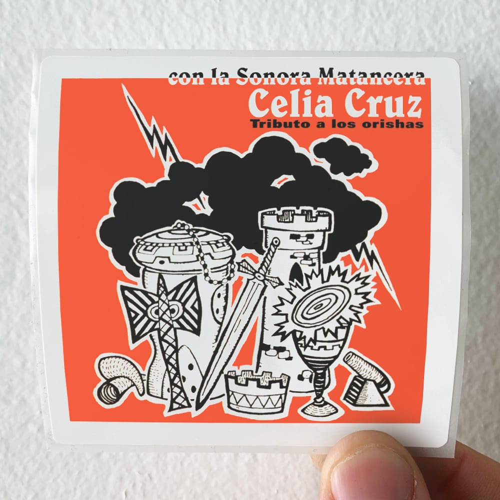 Celia Cruz Tributo A Los Orishas Album Cover Sticker