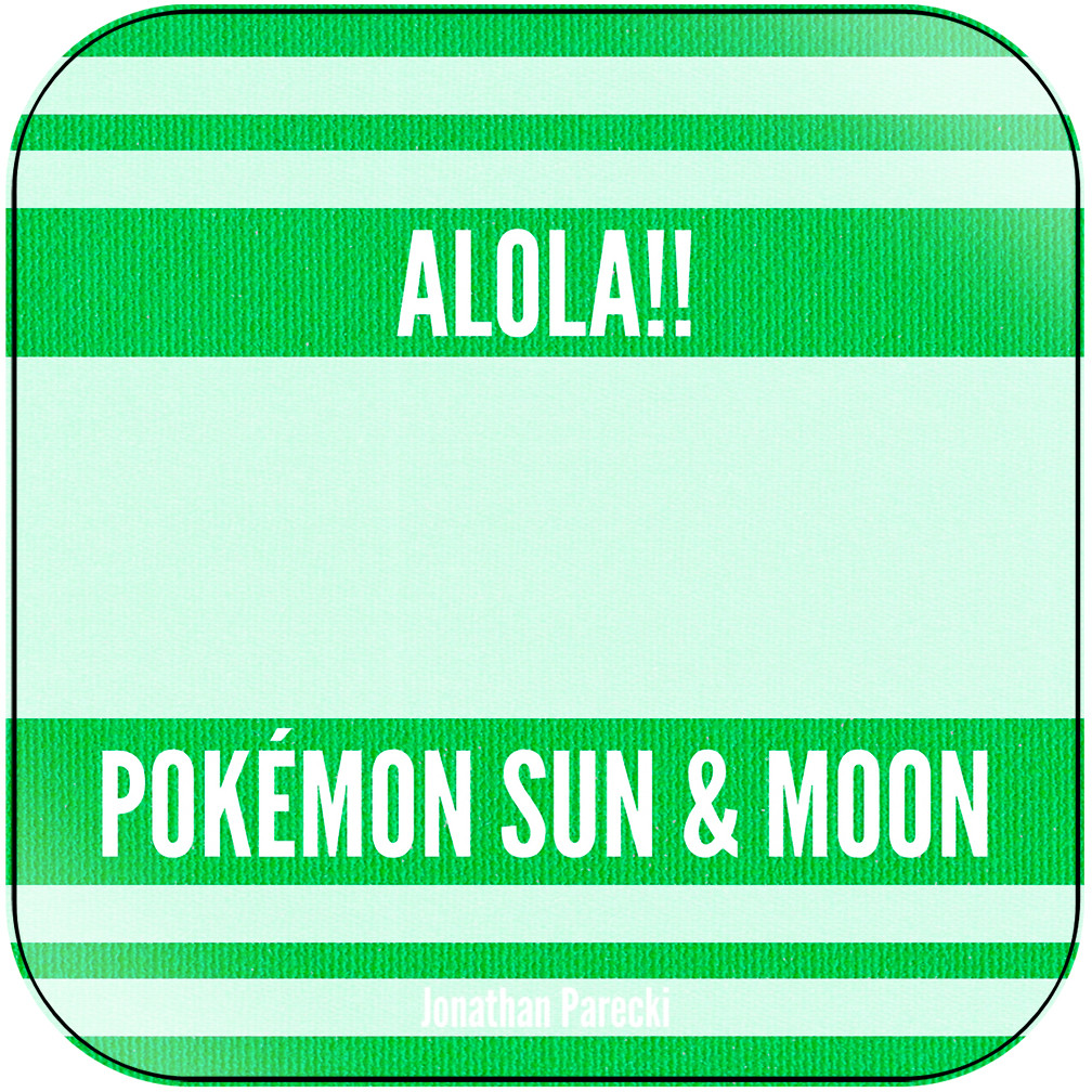 Jonathan Parecki Alola From Pokmon Sun Moon Album Cover Sticker Album ...