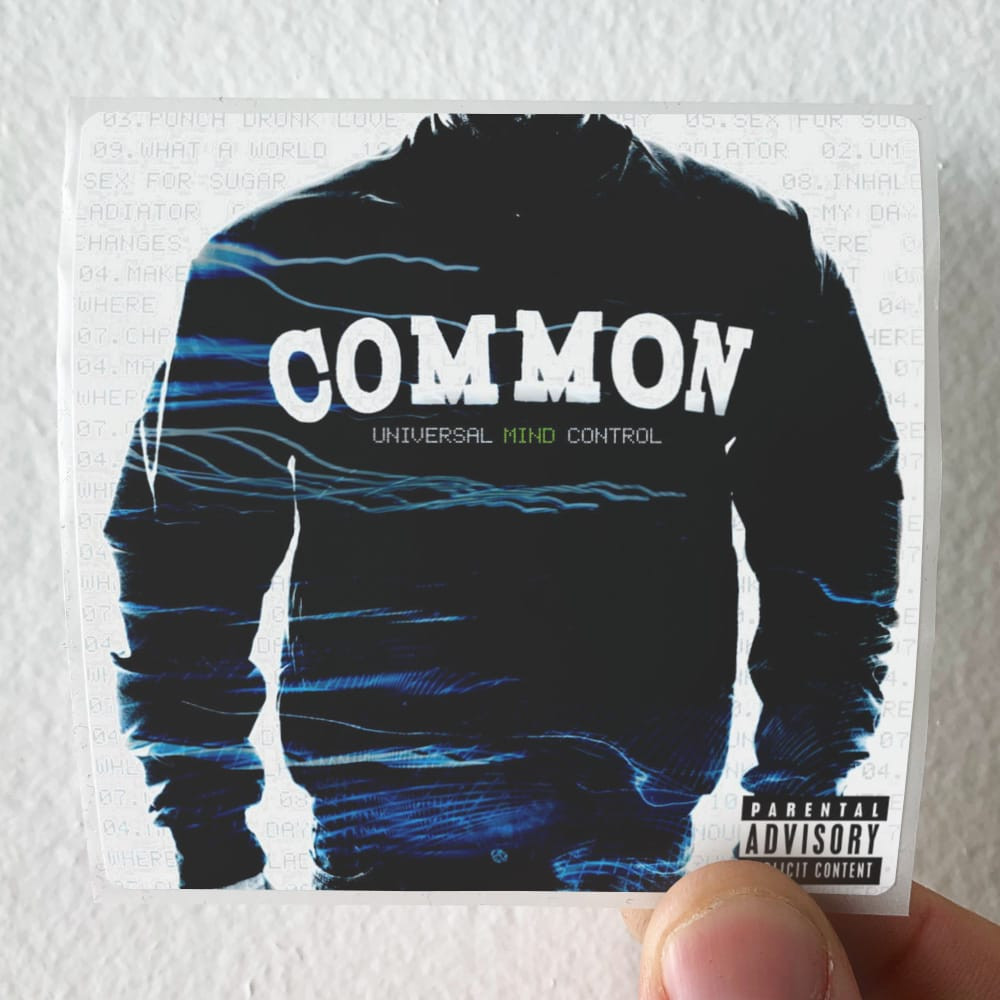 Common Universal Mind Control Album Cover Sticker