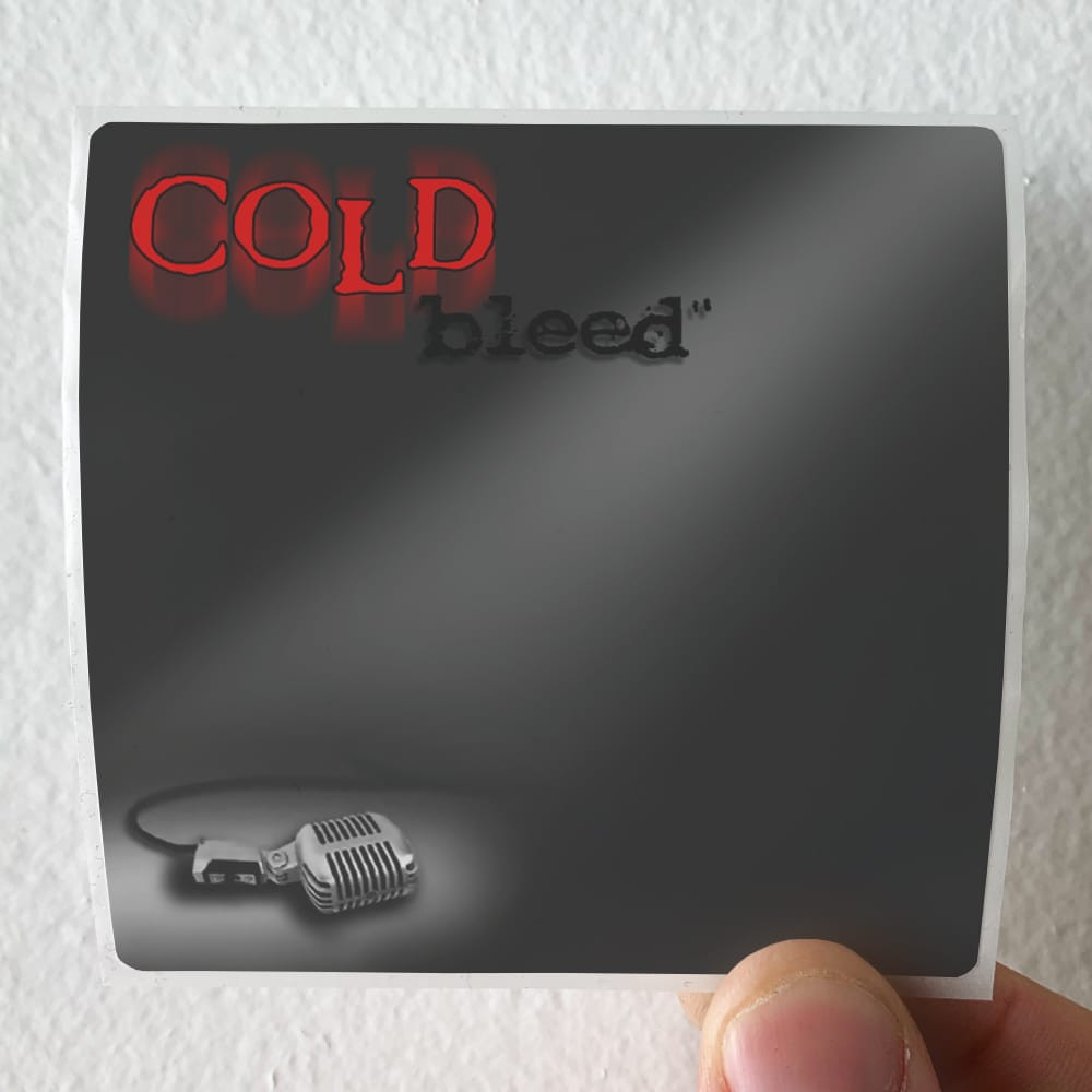 Cold Bleed Album Cover Sticker