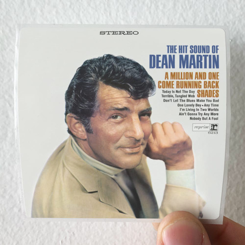 Dean Martin Greatest Hits Album Cover Sticker