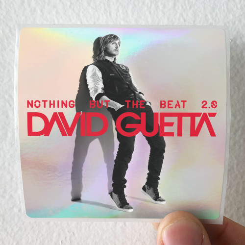 David Guetta Nothing But The Beat Album Cover Sticker