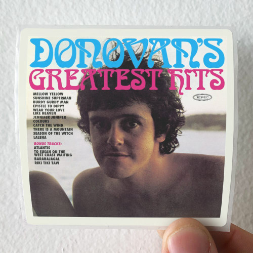 Donovan Sunshine Superman Album Cover Sticker