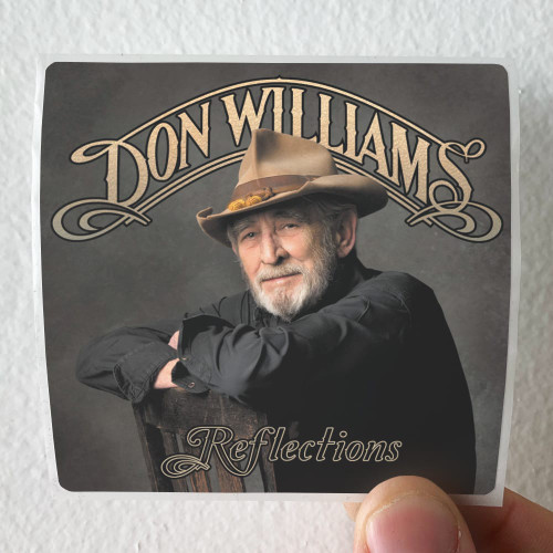 Don Williams Portrait Album Cover Sticker
