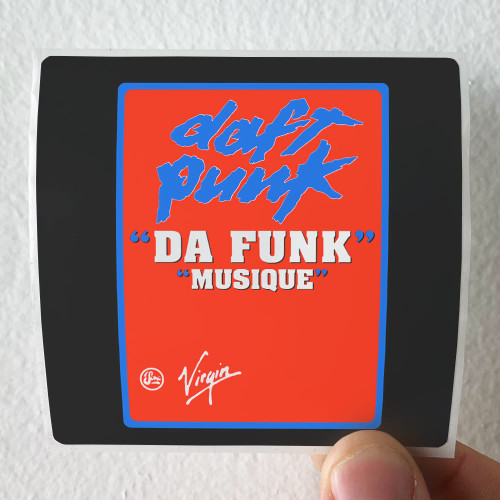 Daft Punk Da Funk-1 Album Cover Sticker