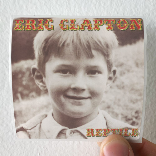 Eric Clapton Reptile Album Cover Sticker Album Cover Sticker