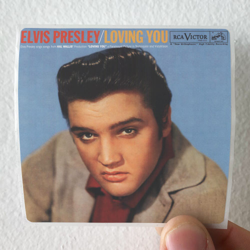 Elvis Presley Loving You Album Cover Sticker