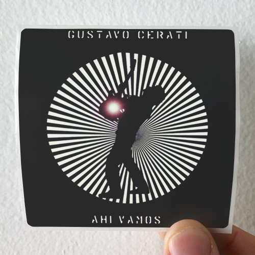 Gustavo Cerati Ah Vamos Album Cover Sticker