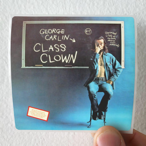 George Carlin Class Clown Album Cover Sticker Album Cover Sticker