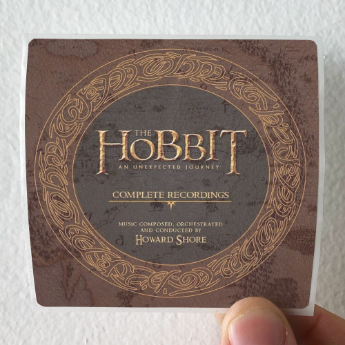 Howard Shore The Hobbit An Unexpected Journey-3 Album Cover Sticker