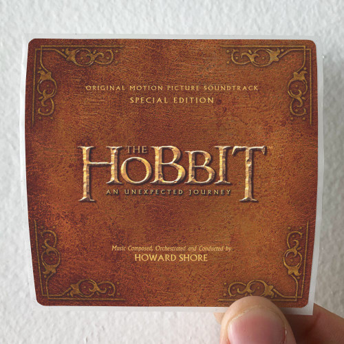Howard Shore The Hobbit An Unexpected Journey-3 Album Cover Sticker