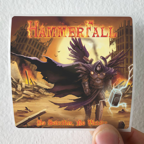 HammerFall No Sacrifice No Victory Album Cover Sticker