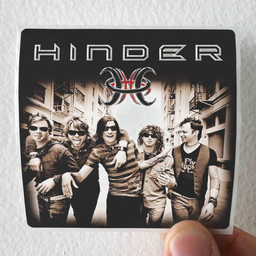 Hinder Extreme Behavior 1 Album Cover T-Shirt White