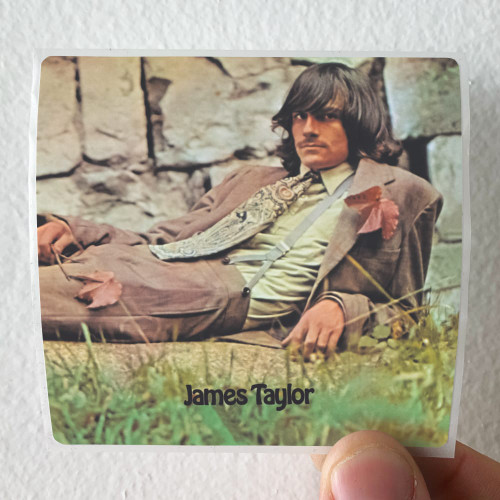 James Taylor Walking Man Album Cover Sticker